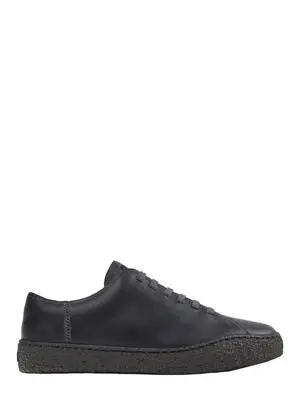 Camper Peu Terreno Leather Trainers With Embossed Logo - Grey