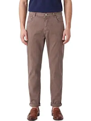 Brunello Cucinelli Straight Leg Jeans - Brown