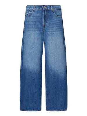 7 For All Mankind Bonnie Barrel-leg Jeans - Darkwind