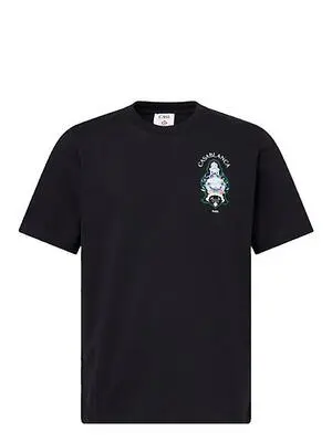 Casablanca Classic Hotel Cotton T-shirt - Black