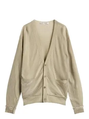 Our Legacy Parallel Cardigan Moss Spray Dye Cherub Wool - Grey