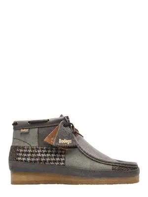 Clarks Bodega X Wallabee 3.0 "northeast Corridor Patchwork" Boots - Grey