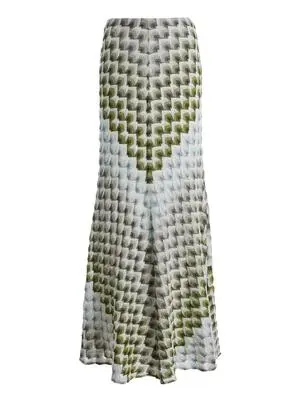 Missoni Printed Crepe De Chine Maxi Skirt - Multi