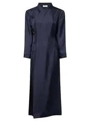 ROHE FRAMES Rohe Frames Pankou Knotted Silk Midi Dress