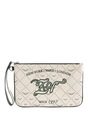 Zadig&Voltaire Z Monogram Tennis Clutch - Flash