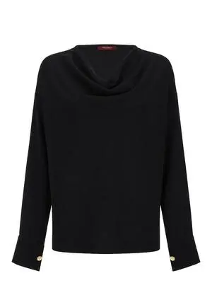 Max Mara Light Technical Cady Blouse - Midnight