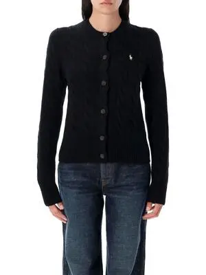 Polo Ralph Lauren Polo Ralph Lauren Rib-Knit Crewneck Sweater With Chest Embroidery Nero