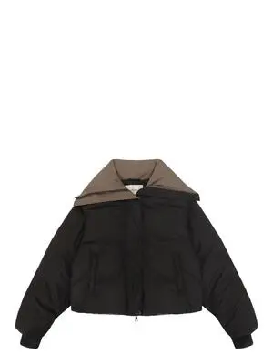ENTIRE STUDIOS Zip-up Puffer Coat - Black