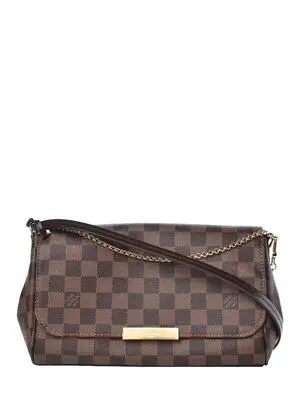LOUIS VUITTON Favorite Damier Ebene Mm Shoulder Bag - Multicolor