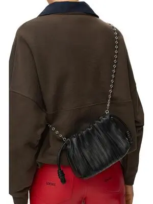 Loewe Mini Flamenco Purse In Nappa Lambskin - Black
