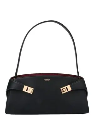 FERRAGAMO Hug East-west" Shoulder Bag - Black