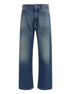 MAISON MARGIELA Straight-leg Jeans With Faded Effect - Blue