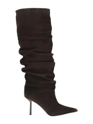 LE SILLA Bella Suede Boots - Brown
