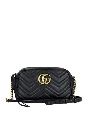 Gucci Gg Marmont Shoulder Bag - Black