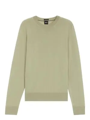 BOSS Merino Wool Sweater - Khaki