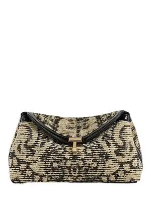 TOTEME Mini T-lock Clutch - Nude