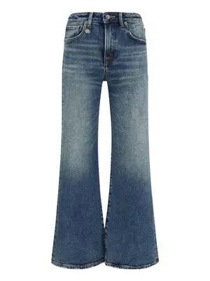 R13 Joan Kick Flare Jeans - Blue