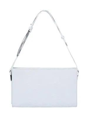DONDUP Zippered Handbag With Hoop Handle - White