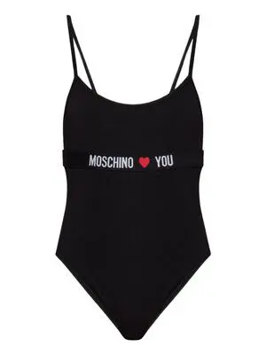 Moschino Strap Bodysuit - Black
