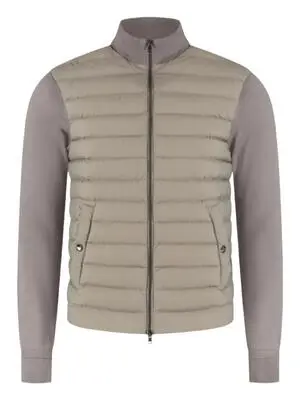 Herno Padded Panelled Jacket - Nude