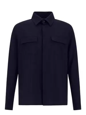 Herno Flap-pocket Shirt - Black