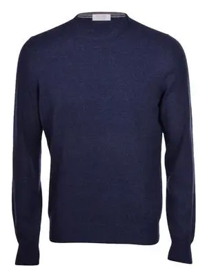 GRAN SASSO Ribbed Knitted Pullover - Black