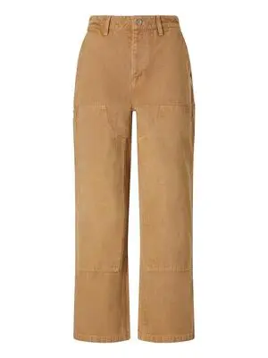 Sea Winslow Cotton Wide-leg Carpenter Pants - Camel