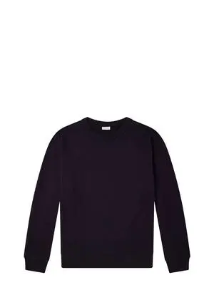 Dries Van Noten Oversized Cotton Sweatshirt - Navy