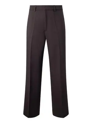 Barena Venezia Straight-leg Wool Gabardine Trousers - Brown