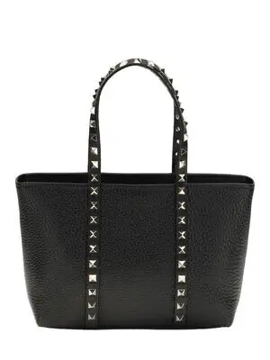 Valentino Garavani Small Rockstud Tote Bag - Black