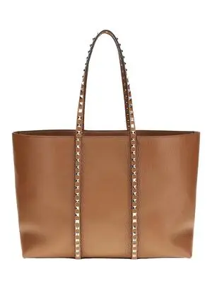Valentino Garavani Rockstud Tote Bag - Brown