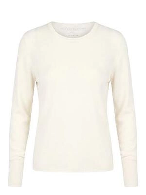 Majestic Filatures MAJESTIC FILATURES Cashmere Crewneck Sweater Cream