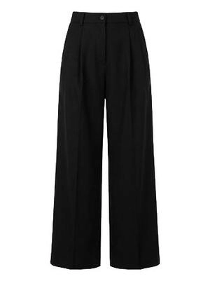 P.a.r.o.s.h Virgin Wool Blend Wide-leg Pants - Black