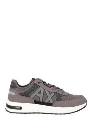 Armani Exchange Low-top Sneakers With Logo Detail - Grey