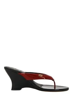 NOU Puff Wedge Sandal - Cola