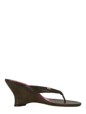 NOU Puff Wedge Sandal - Guava