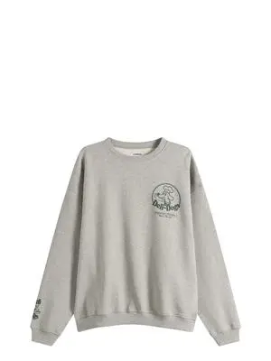 DAMSON MADDER Deli Dog Oversized Sweatshirt - Grey
