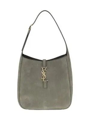 Saint Laurent 5 À 7 Supple Shoulder Bag - Gray