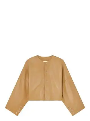 Celine Lambskin Cardigan Jacket - Orme