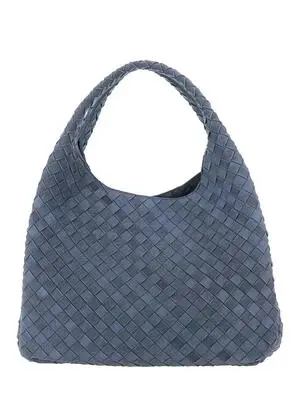 Bottega Veneta Large Campana Intrecciato 15 Cloudy Suede Bag - Multicolor
