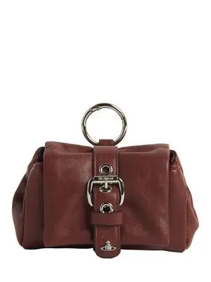 VIVIENNE WESTWOOD Leather Hazel Treasure Charm Bag - Brown
