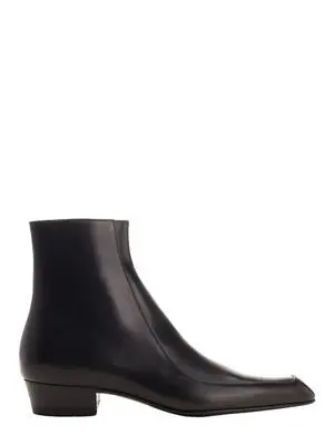 Saint Laurent Augustin Ankle Boots - Black