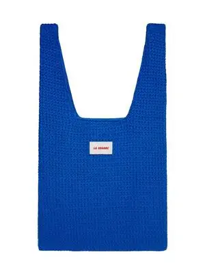 LA GRANNI Knit Bag - Blue