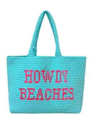 LILLY LOVES Howdy Beaches Tote - Blue
