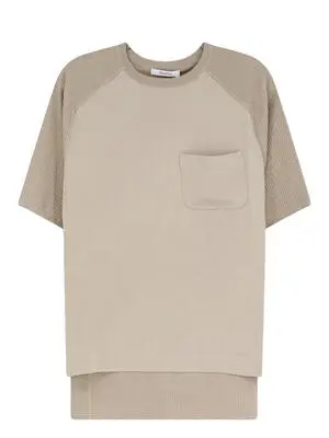 Max Mara MAX MARA Silk And Cashmere Top Multicolor