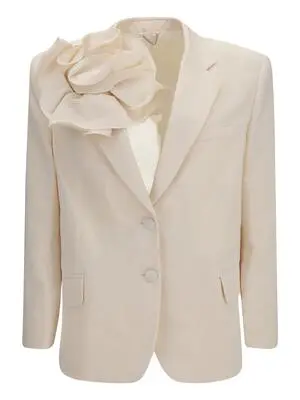 MAGDA BUTRYM Magda Butrym Floral Appliqué Blazer
