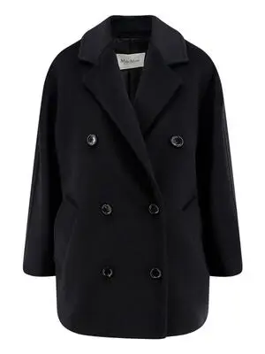 Max Mara Rebus Wool And Cashmere Coat - Multicolor
