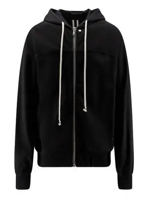 Rick Owens Jersey Windbreaker Jacket - Black