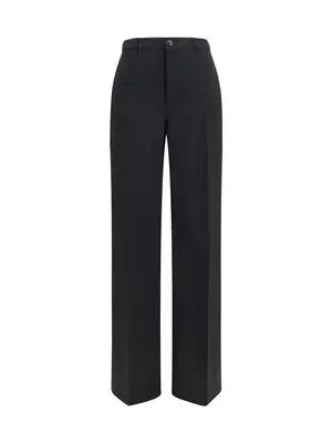 Rick Owens Tailored Wide-leg Pants - Black