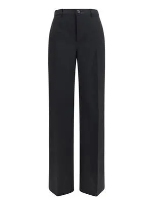 Rick Owens Tailored Wide-leg Pants - Black